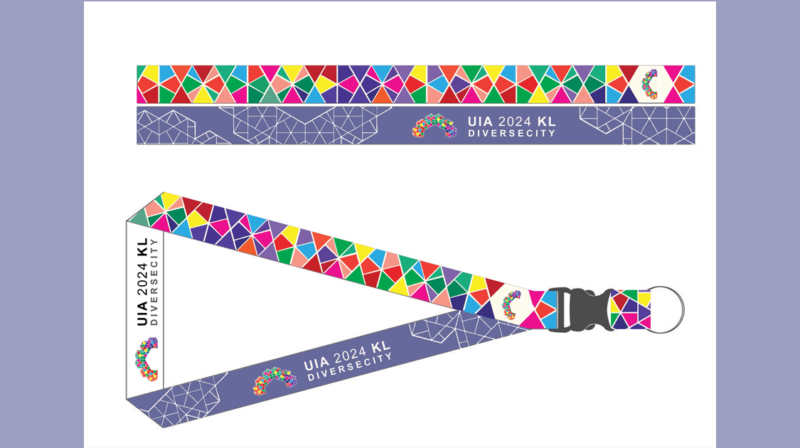 UIA KL 2024 Lanyard Design: SFDG's Winning Entry